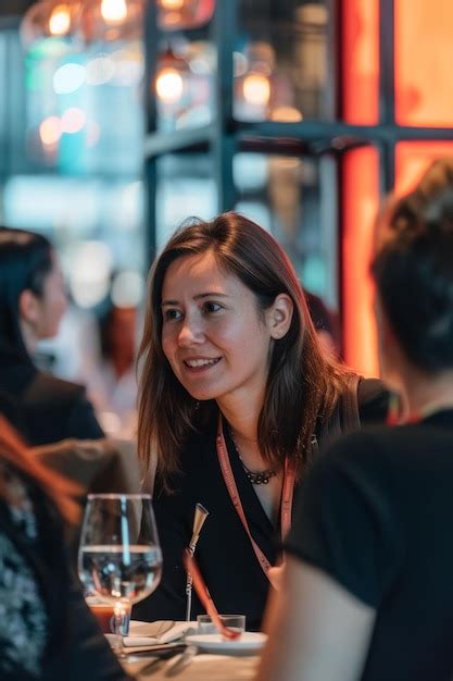 premium photo business professionals networking at hightech