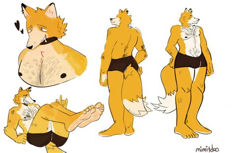 Rule 34 Anthro Black Clothing Black Collar Black Underwear Bodily