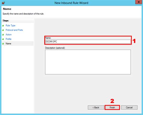 Configuring Windows Firewall For Dcom And Opc On Windows 8 2012 2019