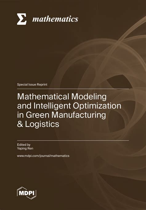 mathematical modeling and intelligent optimization in green