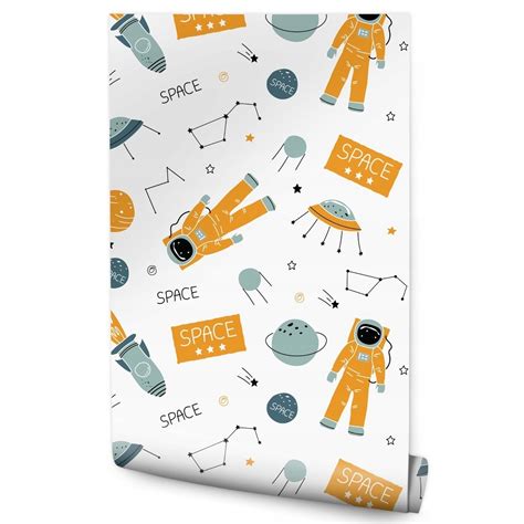 Tapeta do pokoju dziecka kosmos astronauta planety porównaj ceny Allegro pl