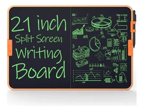 Tablet De Escrita De Tela Dupla Lcd Tugau De 21 Polegadas Frete Grátis