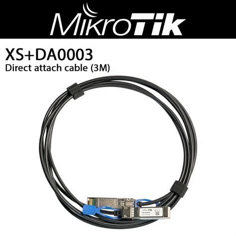 Switch Fiber Mikrotik Sfp10g Xsda0003 Sfp Direct Attach Cable At Rs