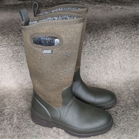Bogs Shoes Bogs Crandall Insulated Tall Boots Waterproof Brown
