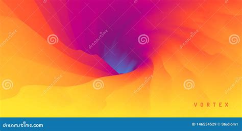 Abstract Background With Dynamic Effect Motion Vector Illustration Trendy Gradients Rotation