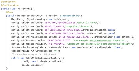 Spring Boot Kafka Consumer Class Not Found Exception Stack Overflow
