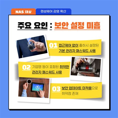 카드 뉴스 40 NAS 랜섬웨어 복구 피해를 줄이는 방법 큐냅 시놀로지 퀵힐 SEQRITE 차세대 백신과