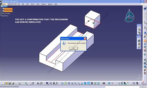 tutorial prismatic joint in catia v5 simulation grabcad tutorials