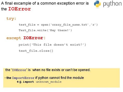 Dealing With Errors Syntax Errors Runtime Errors Error