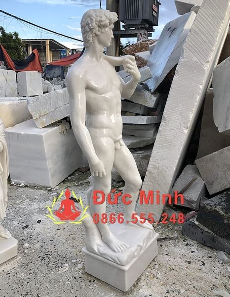Tượng David Bằng Đá Cẩm Thạch Trắng Đẹp Nhất