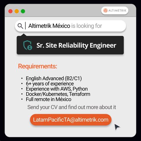 Paula Alejandra Castaneda On Linkedin Sre Mexico Srsre