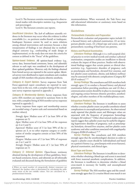 Practice Guidelines For Obstetric Anesthesia Pdf