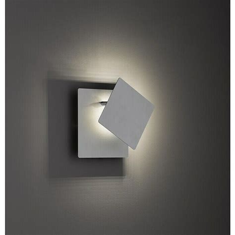 Wofi Led Wandleuchte Fey 8 W L X B X H 18 X 18 X 65 Cm Schwarz