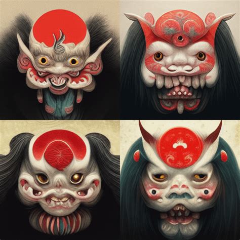 Yokai Traditional Masks R Yokai