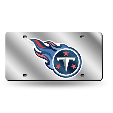 Tennessee Titans Silver Laser Cut Tag