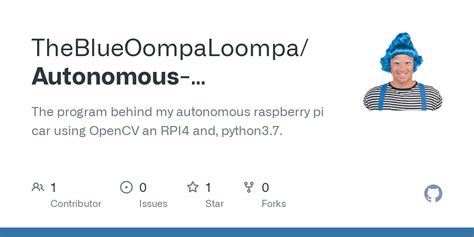 GitHub TheBlueOompaLoompa Autonomous RaspberryPi Car The Program Behind My Autonomous