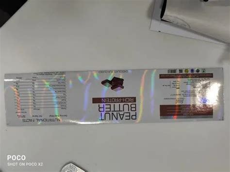 Plastic Printed Stickers Packaging Type Packet At Rs Piece In Surat