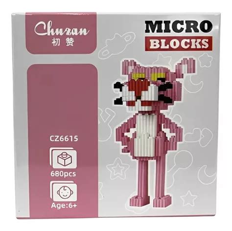 Mini Bloques Tipo Lego Figura d Pantera Rosa Armable Cuotas sin interés
