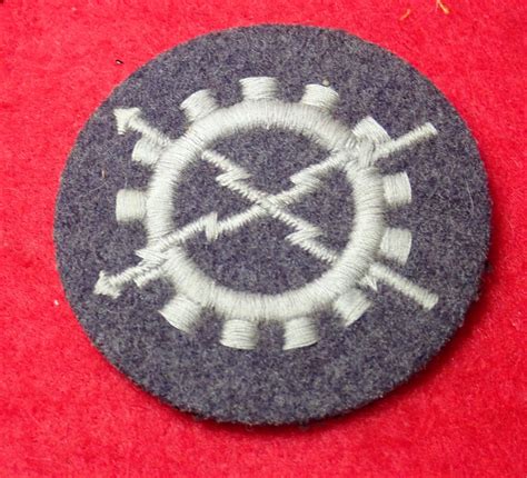 German Ww2 Luftwaffe Singles Cloth Patch West Coast Military Antiques