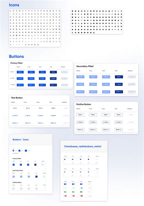 Figma Design System UI UX Behance