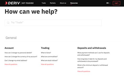 Deriv Support And Service How To Contact The Broker