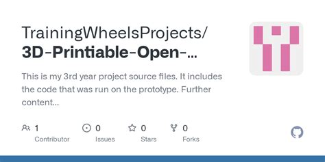 GitHub TrainingWheelsProjects D Printiable Open Source Robotic Kit This Is My Rd Year