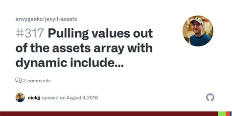 pulling values out of the assets array with dynamic include params