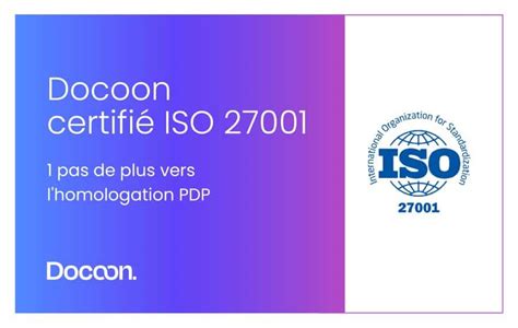 Docoon Certifi Iso Se Rapproche De L Homologation Pdp