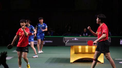 王楚欽孫穎莎戰勝張本智和早田希娜，衛冕混雙冠軍 新浪香港