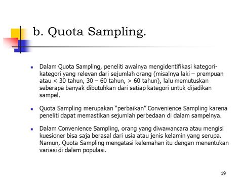 Detail Contoh Quota Sampling Koleksi Nomer 6