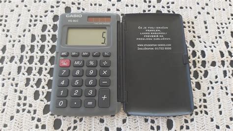 Casio Hs 8lc Žepni Kalkulator PisarniŠki RaČunalnik