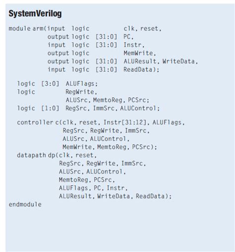 Solved Modify The HDL Code For The Single Cycle ARM Chegg