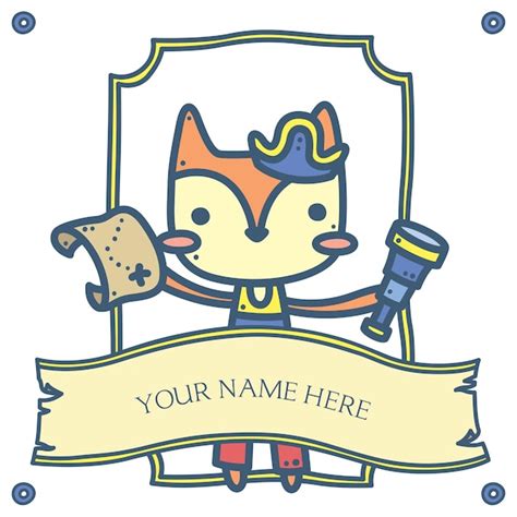 Premium Vector Cute Fun Ship Captain And Crew Member Personalized