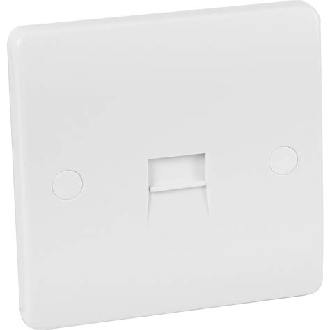 Click Mode Telephone Socket 1 Gang Secondary Toolstation