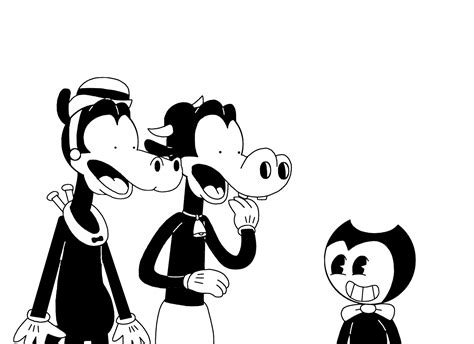 Horace And Clarabelle Meets Bendy By Ultra Shounen Kai Z On Deviantart