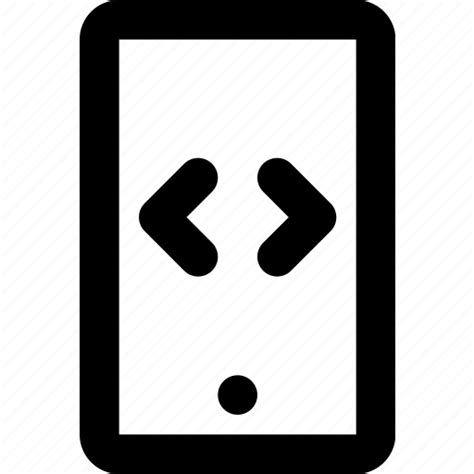 Code Coding Development Phone Programming Icon