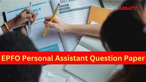 Upsc Epfo Personal Assistant Question Paper 2024 Download Pdf