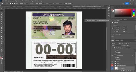 Australia Victoria Driver License Psd Template Fakedocshop V