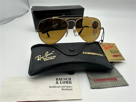 Ray Ban Chromax Usa Bausch Lomb Outdoorsman Arista Black Bb 58mm W1663