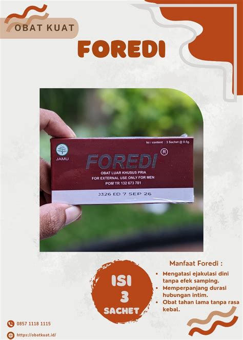 Foredi Gel Obat Pria Perkasa Mulyono Foredi Medium