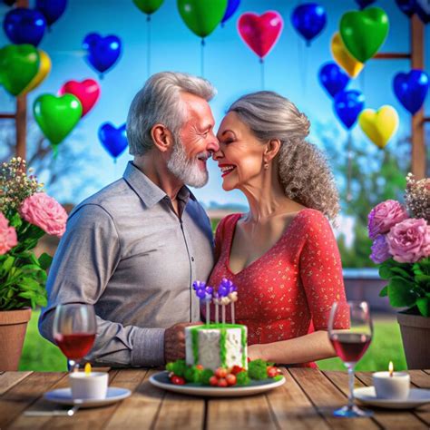 Happy Anniversary 3d Rendering Effect Premium AI Generated Image