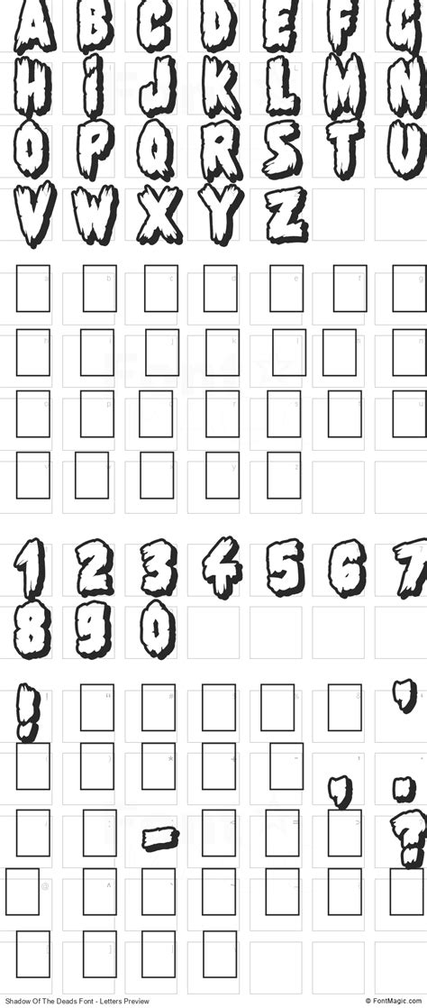 Shadow Of The Deads Font Fontmagic