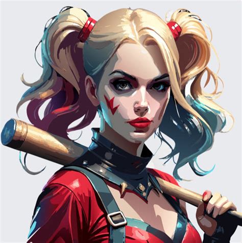Harley Quinn Svg Png Etsy