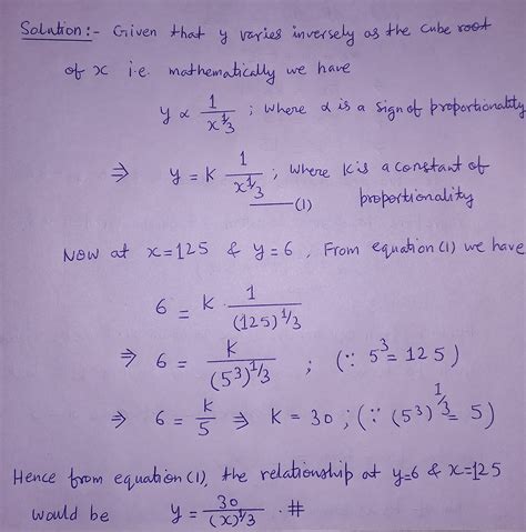 Solved Write An Equation Describing The Relationship Of The Given
