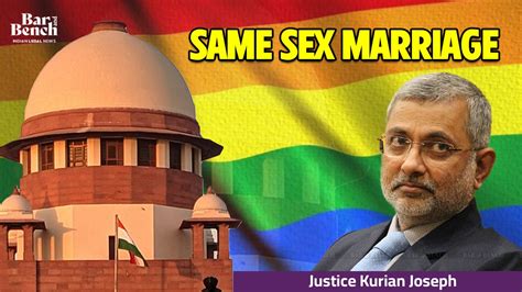 I Am Against Same Sex Marriage It Can Be An Association But Not Marriage Retired Justice