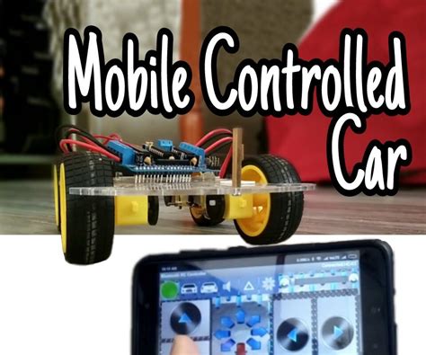 Mobile Controlled Bluetooth Car Easy Simple Hc 05 Motor Shield 10 Steps With