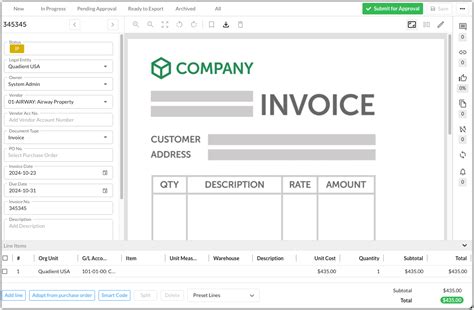 How To Code Invoices Quadient Ap Support Help Center