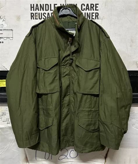 Genuine Very Rare Us Army M65 Field Jacket Mid 1970s Og 107 New
