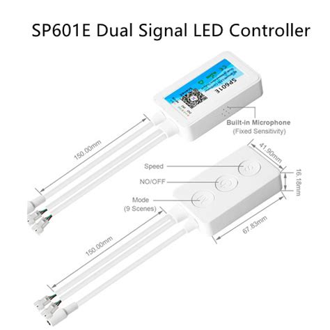 Sp601e Dual Signal Led Controller Leading China Pixel Led Manufacturer