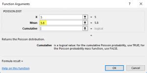 Poisson Distribution In Excel How To Use Poisson Distribution Function